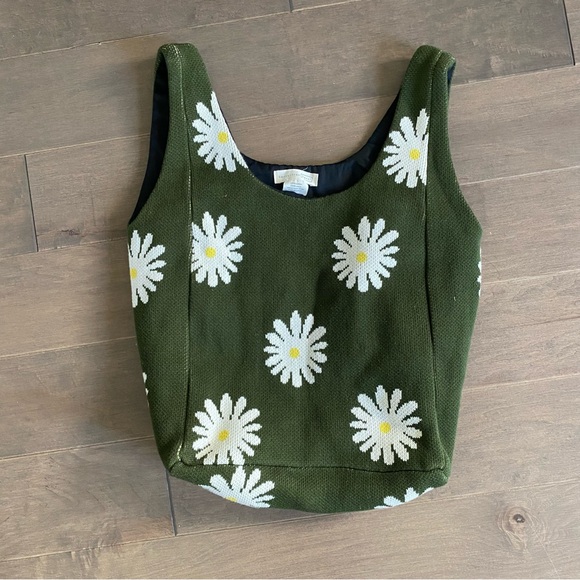 Hansel From Basel | Bags | New Hansel From Basel Cotton Knit Daisy Tote ...